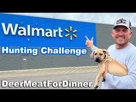 Walmart Hunting Challenge {catch Clean Cook} Deer Rib & Campfire Sausage!